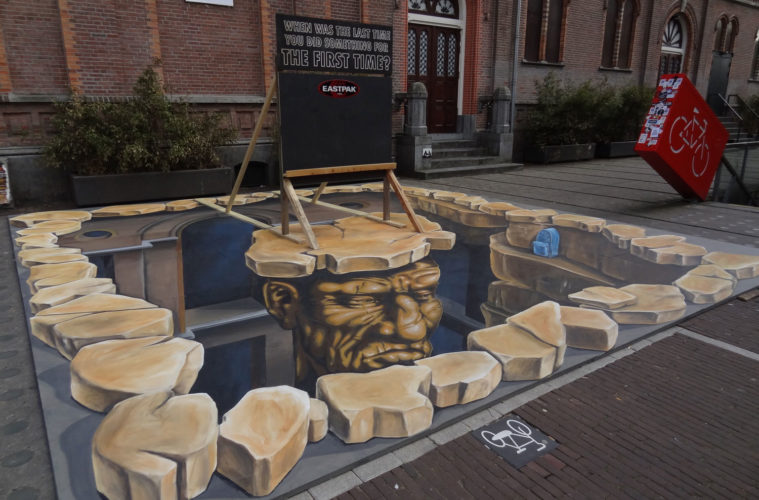 Collection of amazingly creative 3D street art works - DESIGNIRVANA