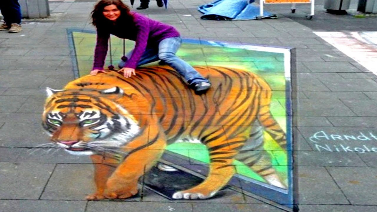 Collection of amazingly creative 3D street art works - DESIGNIRVANA