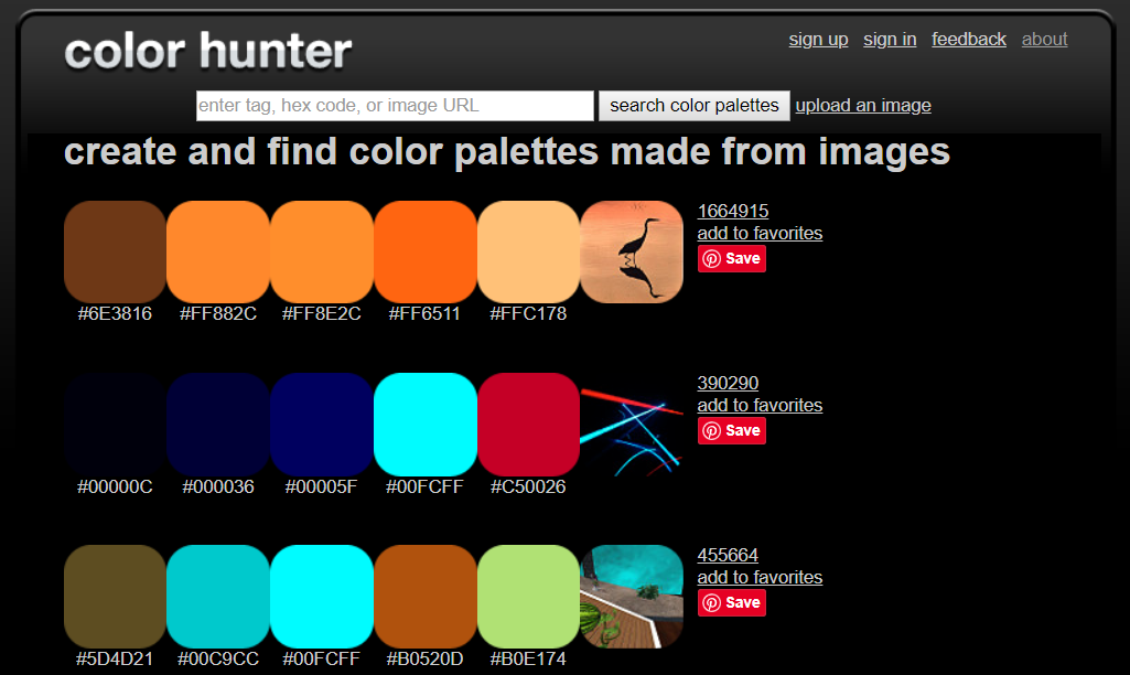 color palette - DESIGNIRVANA